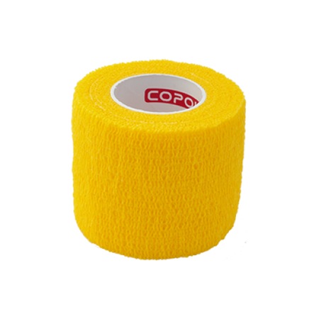 Bandaj elastic autoadeziv 5cm - Galben - eMAG.ro