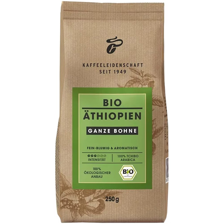 Cafea boabe Tchibo BIO Athiopien, 250g - eMAG.ro
