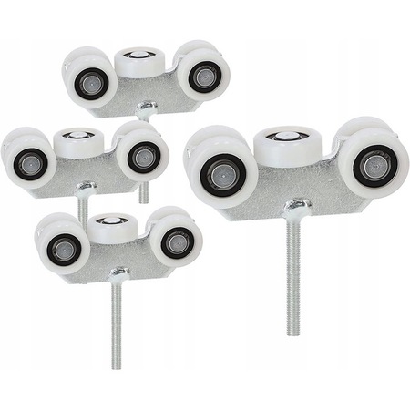 Roti pentru porti culisante, Kotarbau, Otel, Alb/Argintiu - eMAG.ro