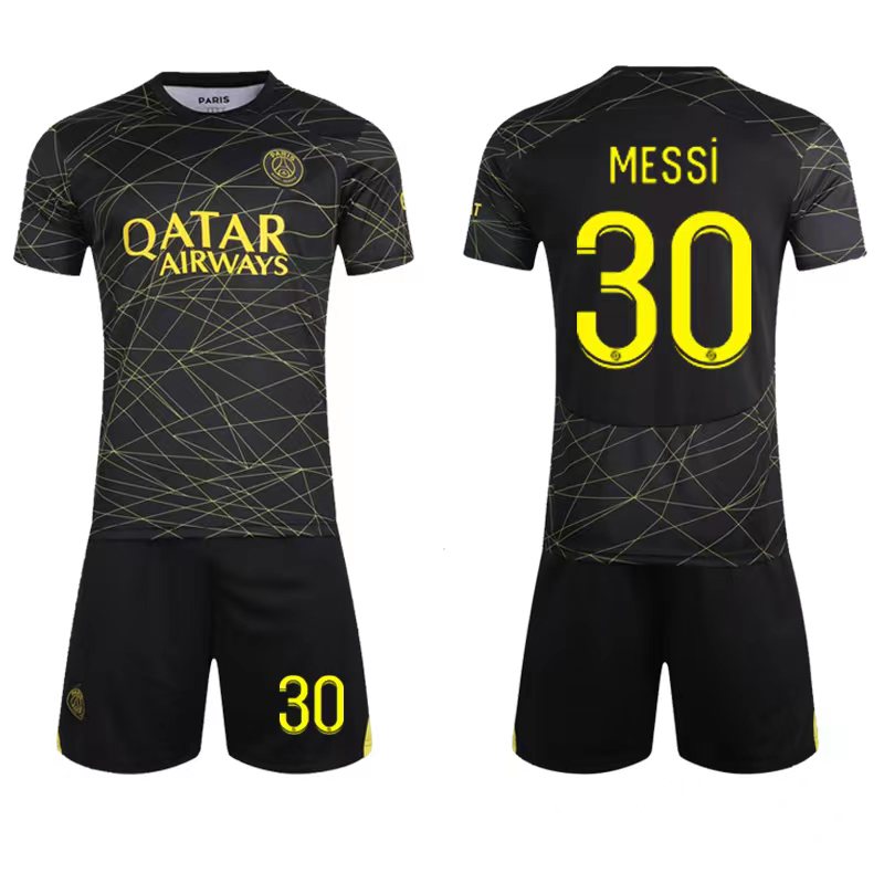 Gyermek sportfelszereles Paris Messi futball, polieszter, fekete - eMAG.hu