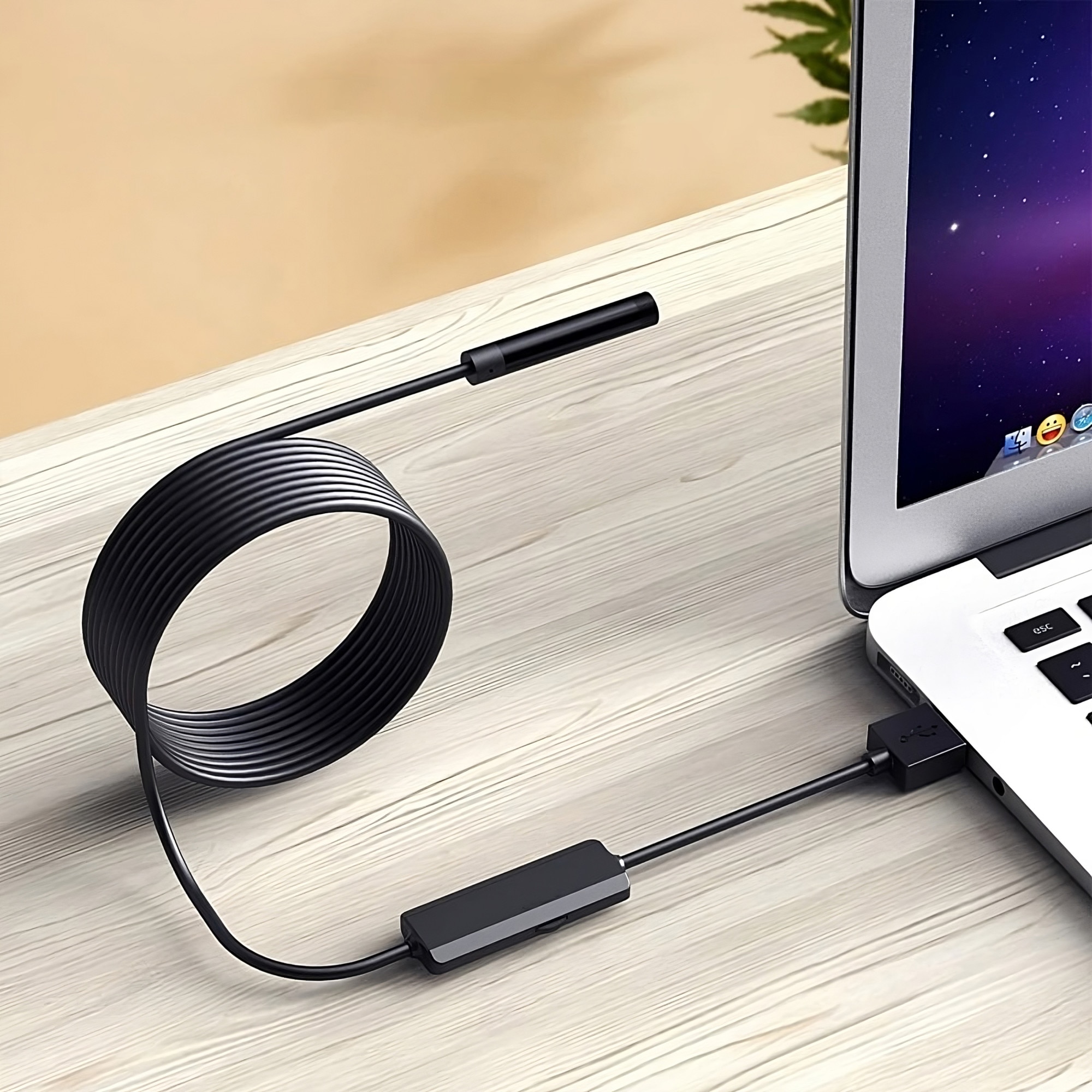 Camera de inspectie 1600x1200px, Wi-Fi, 8 LED-uri, 5M, IP68, 8mm ...