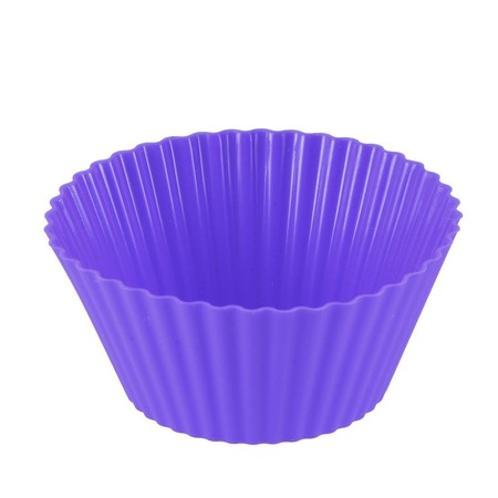 Set 6 Forme Din SIlicon Pentru Briose, Baroness, 7.5x7.5x4 Cm - eMAG.ro