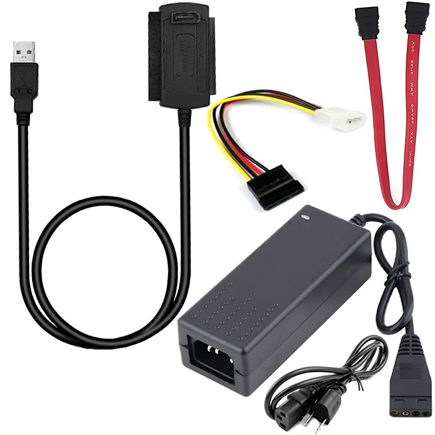 Adaptor USB la IDE si SATA RETOO Connect, Compatibil HDD 2.5"/3.5", DVD ...