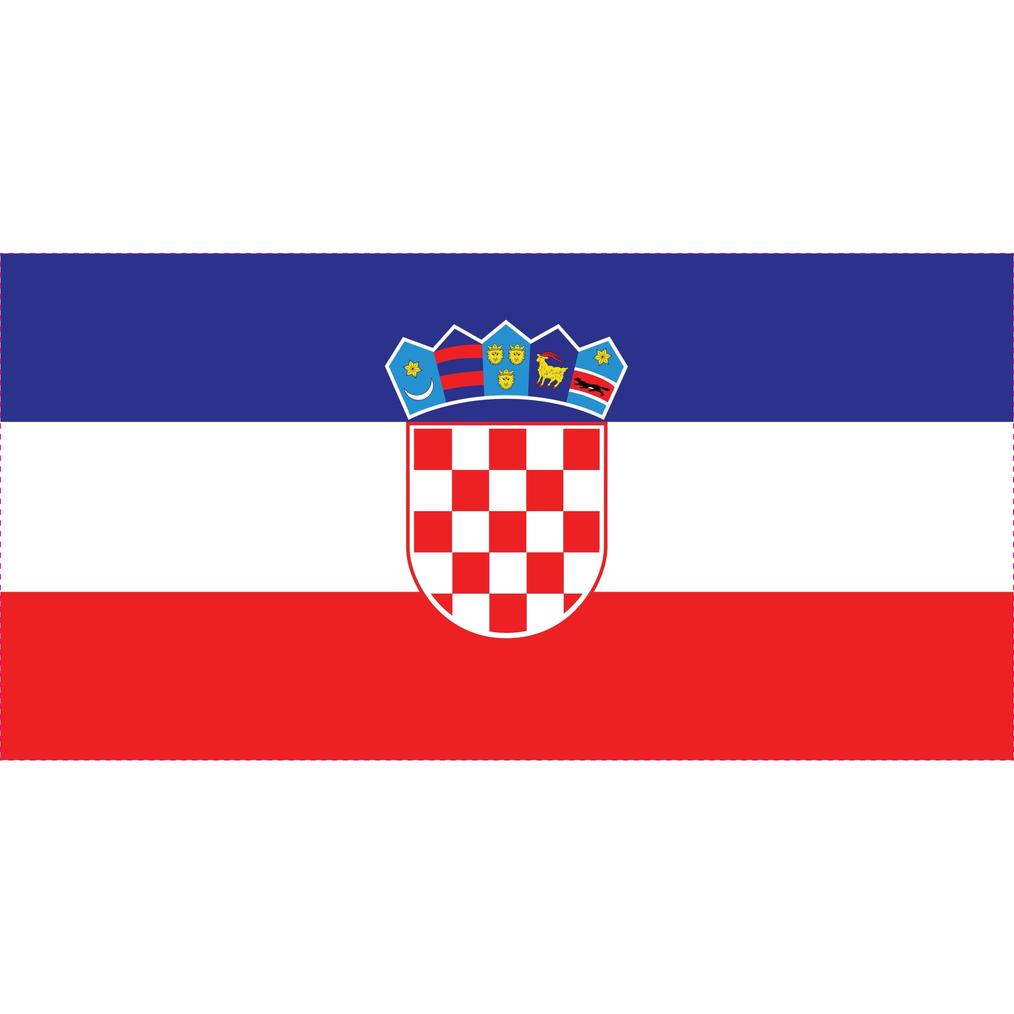 Matrica Zászló Matrica Horvátország 5 cm - eMAG.hu