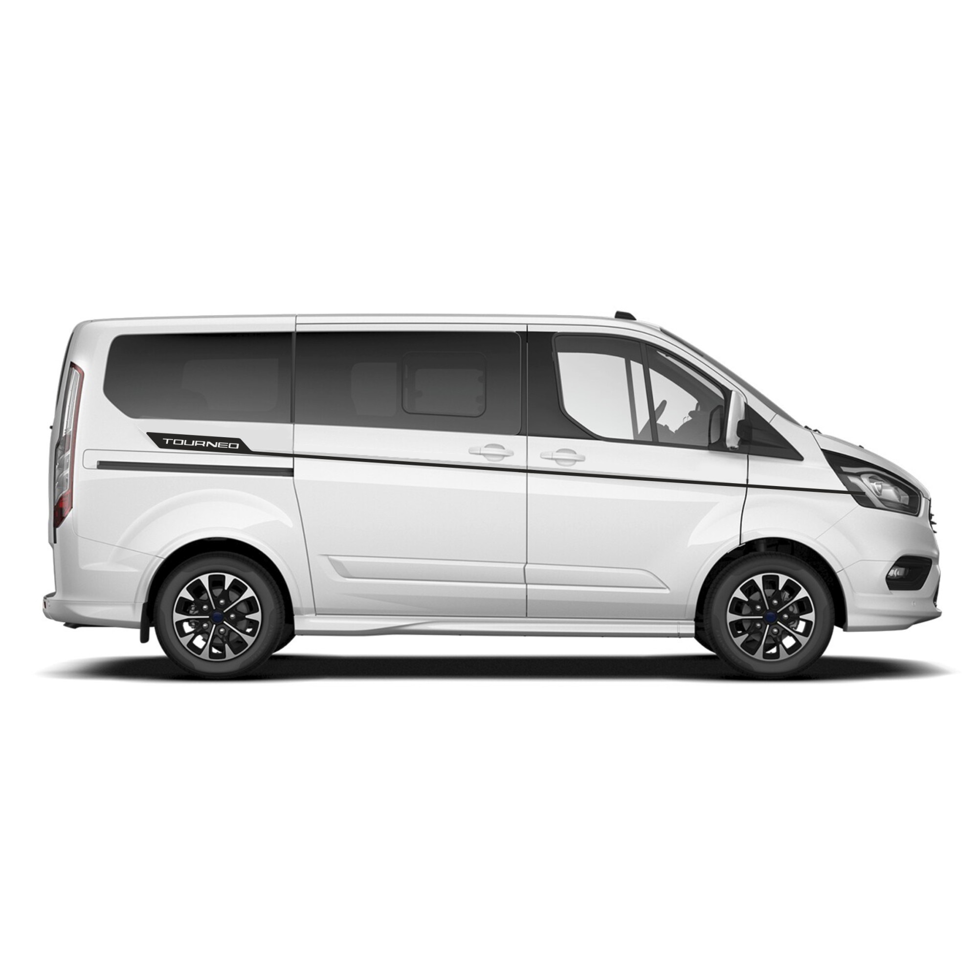 Autocolante auto pentru Ford Transit/Custom/Tourneo, CarStickers, Negru ...