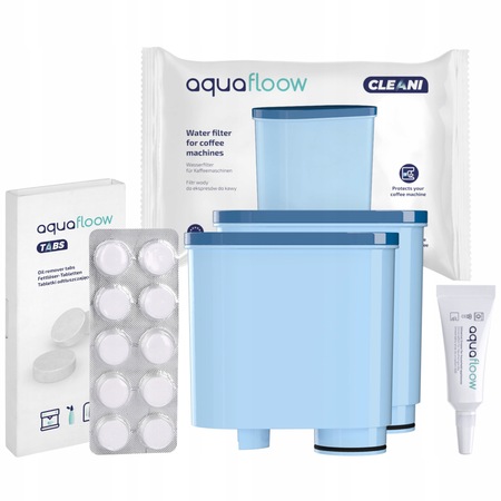 Комплект за поддръжка Aquaflow, За еспресо машина, Съвместим със Saeco ...
