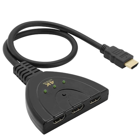 Cablu Splitter switch HDMI cu 3 Porturi, 4K, 2K, HUB multi Switcher cu ...