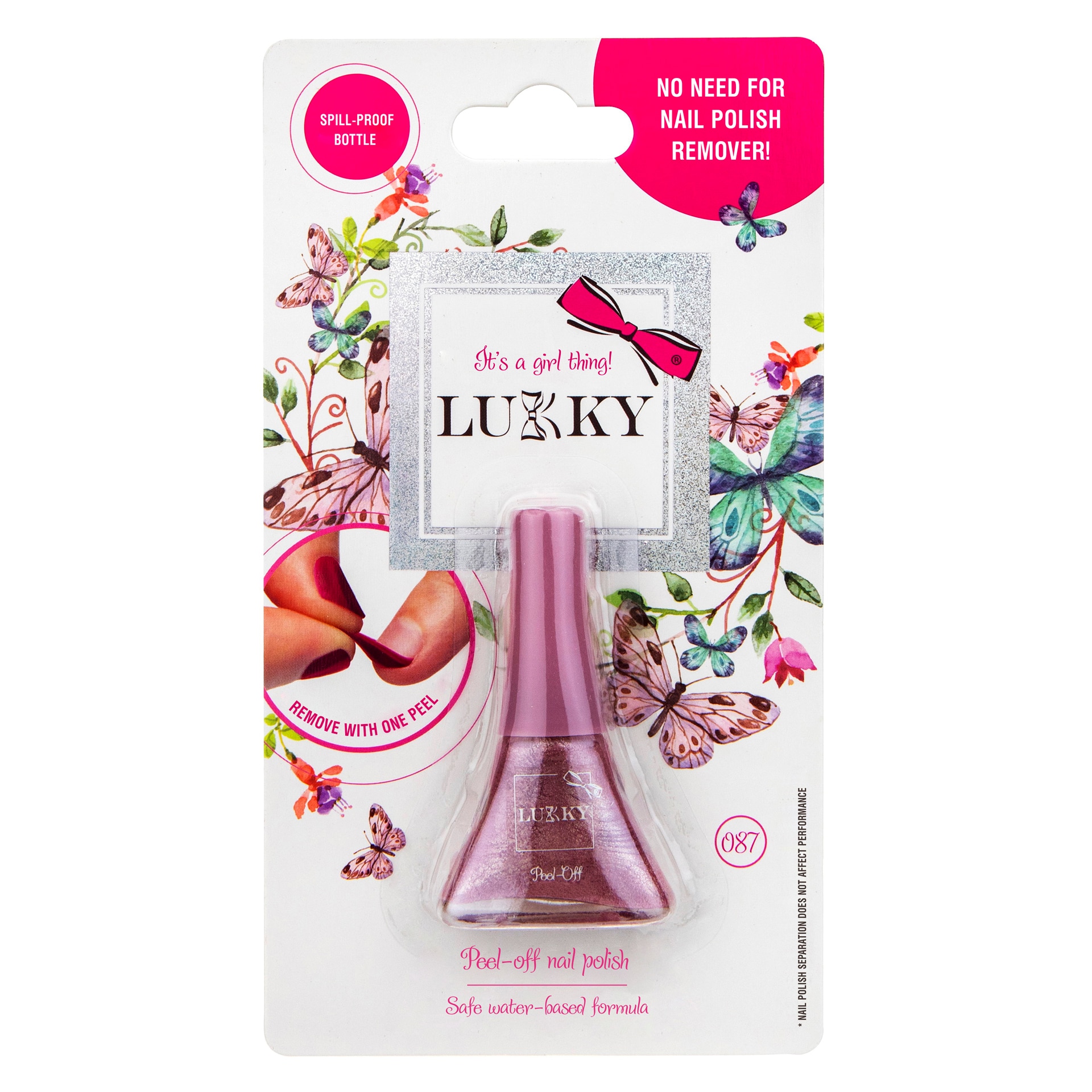 Oja pentru copii Lukky Pearly Metallic Pink 11184 - eMAG.ro