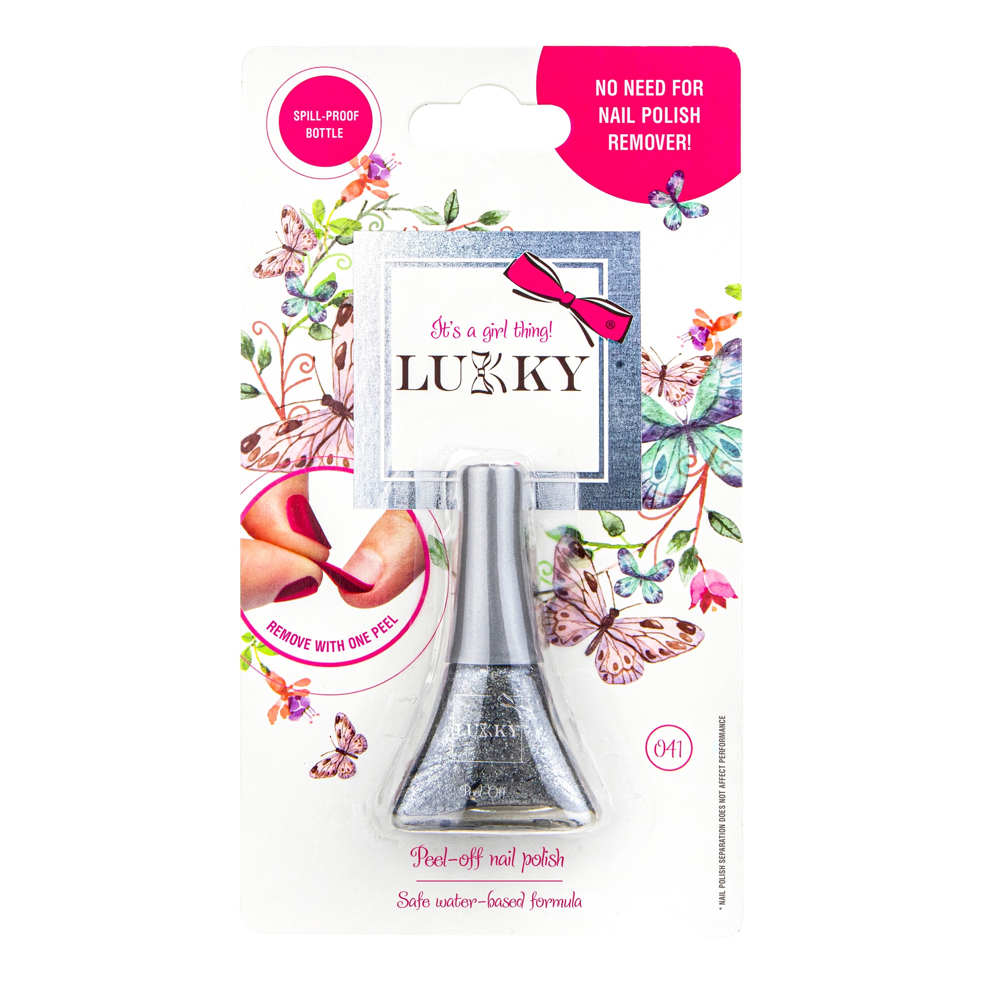 Oja pentru copii Lukky Pearly Metallic Silver 11185 - eMAG.ro