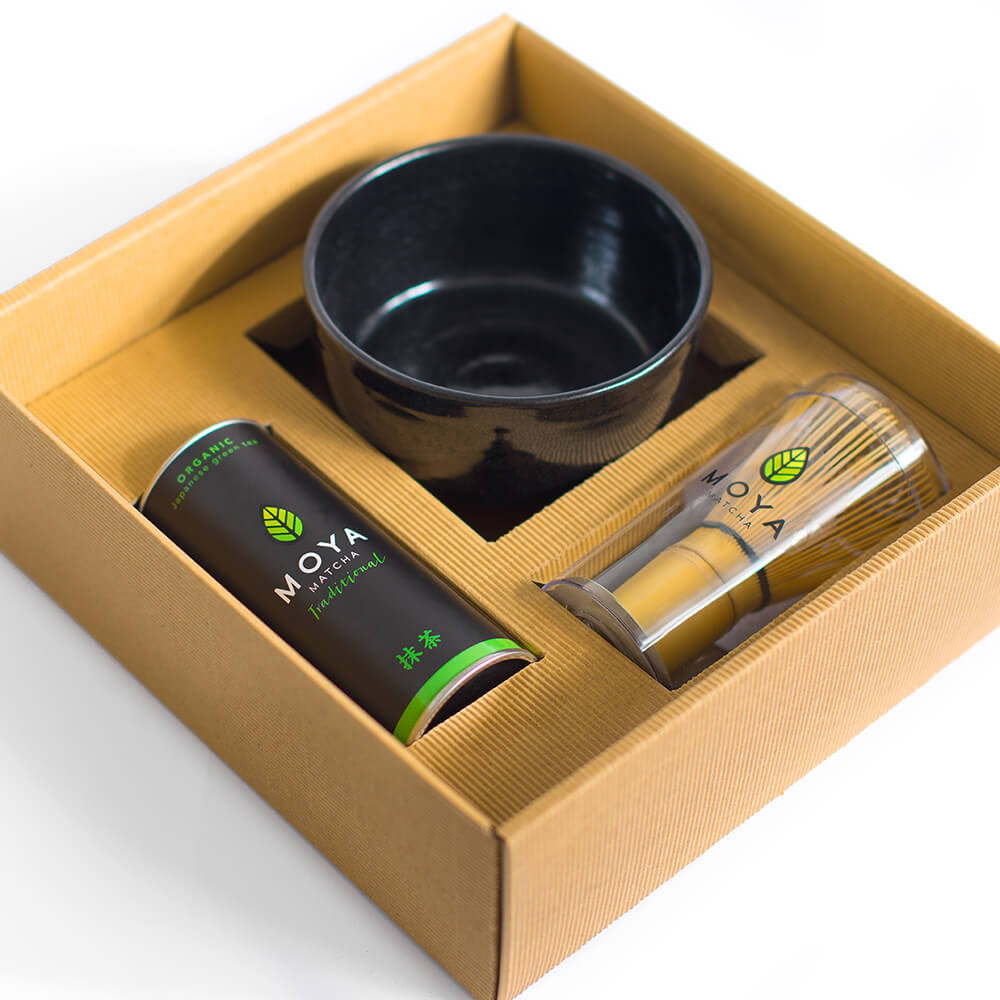 Set ceai Matcha Traditional Start YURO, 3 piese si cutie depozitare ...