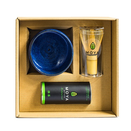 Set ceai Matcha Traditional Start KAZE, 3 piese si cutie depozitare ...