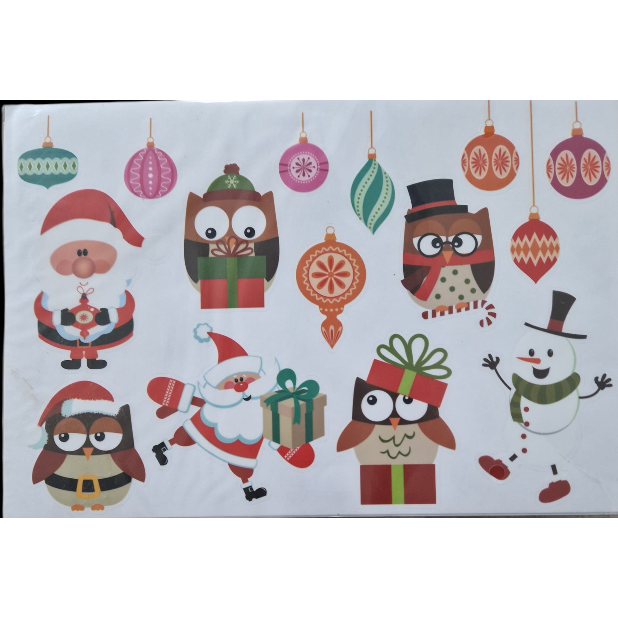 Set de stickere decorative 3D cu Bufnite, 22.5x33 cm, Multicolor, MAX ...