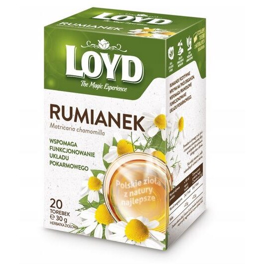 Ceai de musetel, Loyd, 20 pliculete, 30g - eMAG.ro