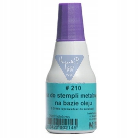 Cerneala pentru stampile metalice, Noris, 25ml, Violet - eMAG.ro