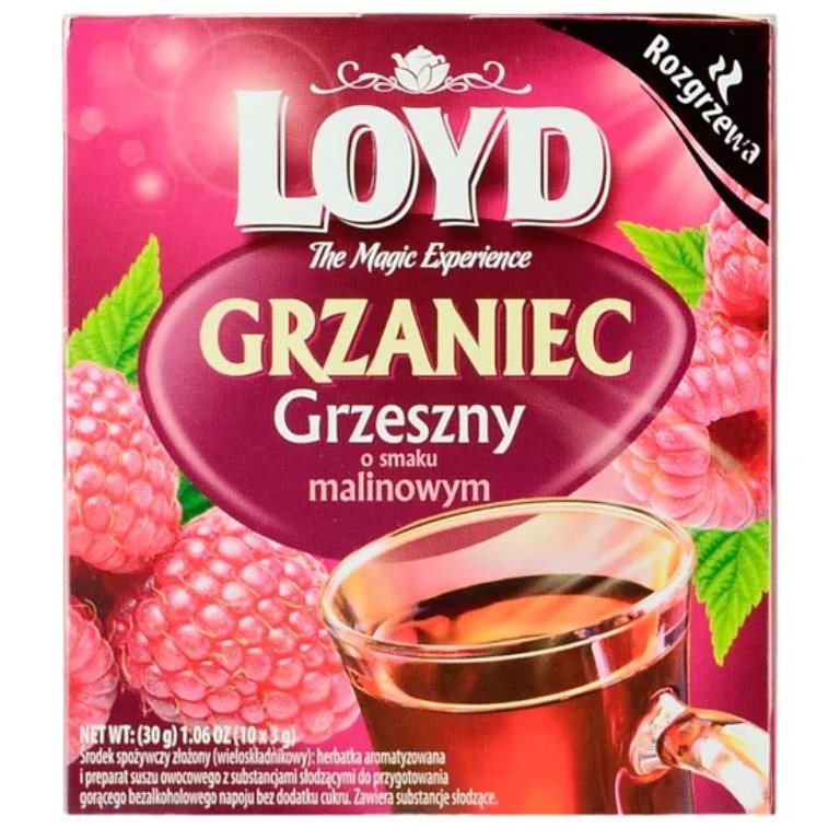 Ceai de zmeura, Loyd, 10 pliculete, 30g - eMAG.ro