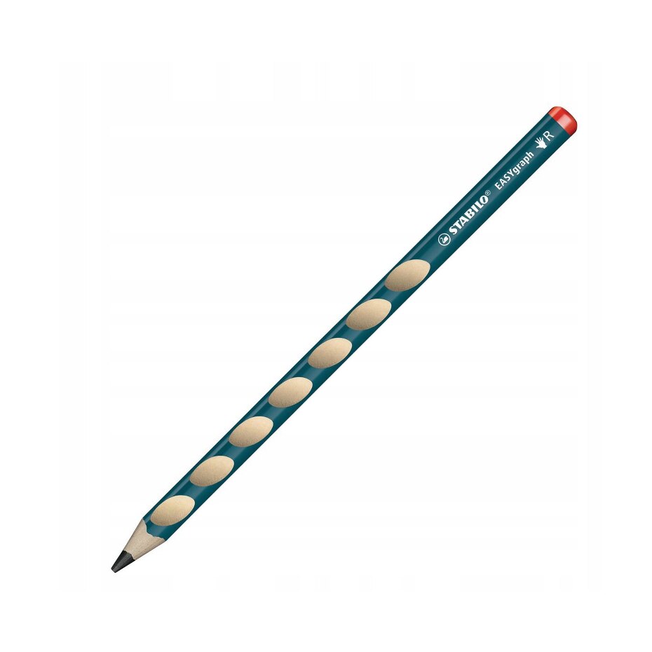 Creion ergonomic, Stabilo, Lemn, Negru - eMAG.ro