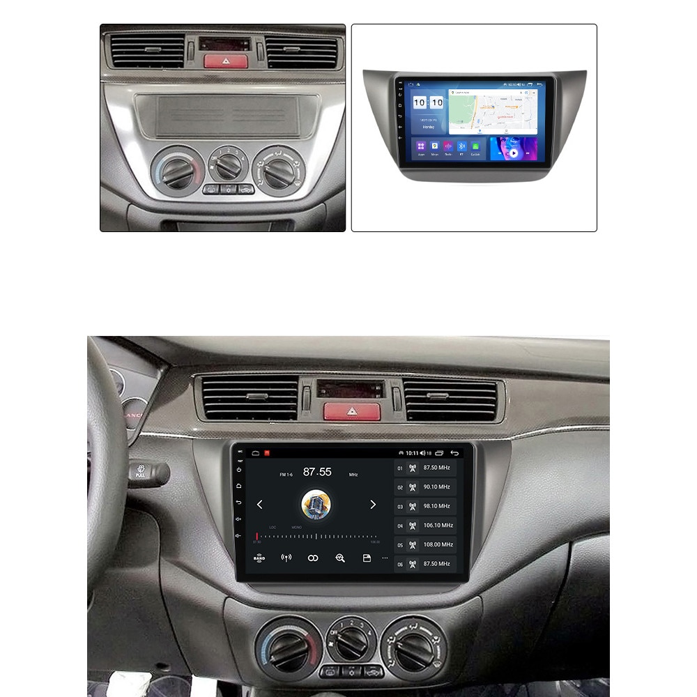 Dedikált navigáció Mitsubishi Lancer IX 2006-2010, NAVI-IT, Android 13 ...