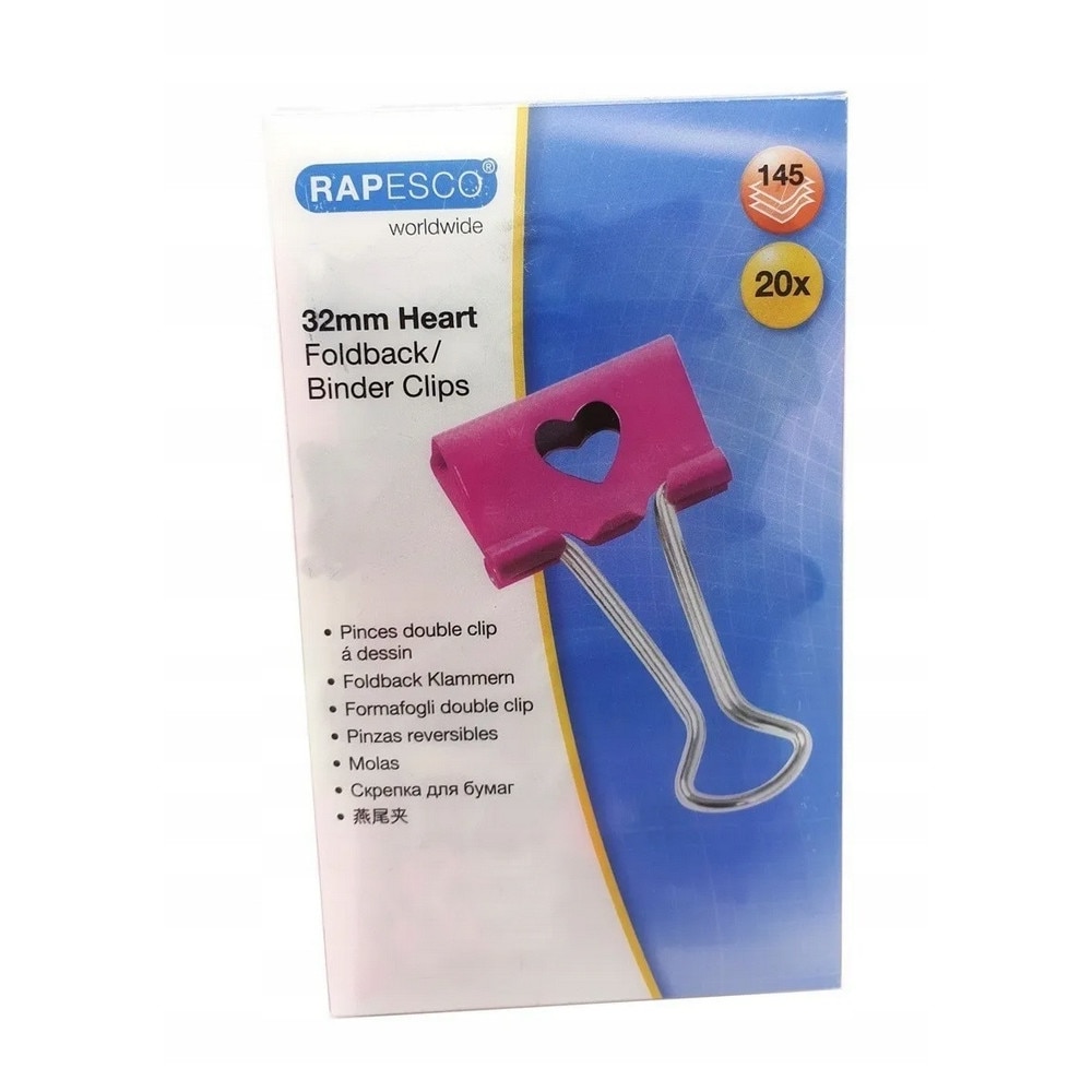 Set 20 agrafe, RAPESCO, Inox, Roz, 20 buc - eMAG.ro