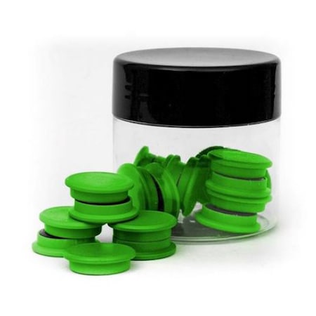 Set 20 magneti pentru tabla, Tres, 20 mm, Verde - eMAG.ro