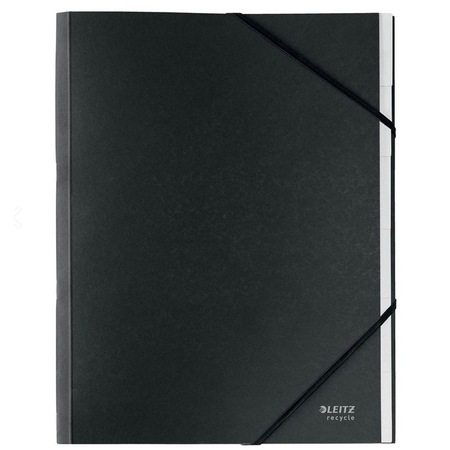 Mapa A4, Leitz, Cu 6 compartimente, Negru - eMAG.ro