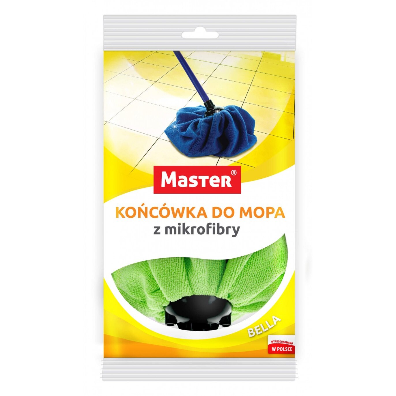 Rezerva pentru mop, MASTER, Microfibra, Verde - eMAG.ro