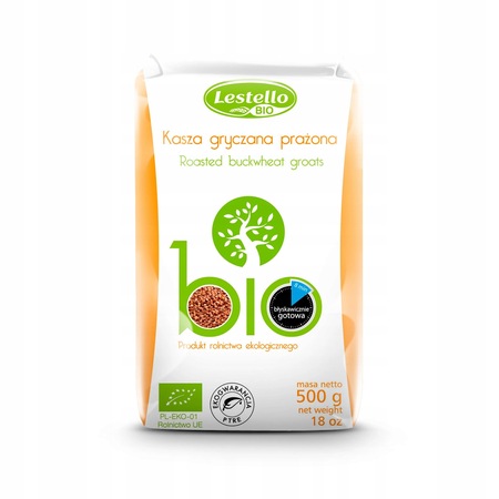 Hrisca prajita, Lestello, Organic, 500g - eMAG.ro