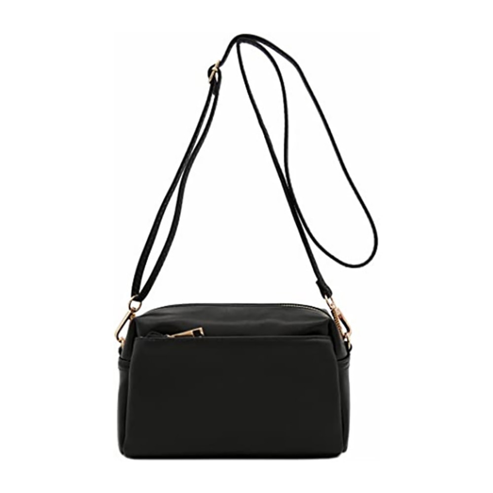 Geanta crossbody dama, Vaxiuja, Piele ecologica, Negru - eMAG.ro