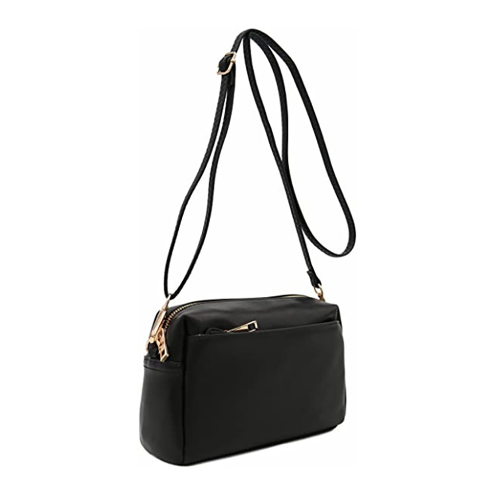 Geanta crossbody dama, Vaxiuja, Piele ecologica, Negru - eMAG.ro