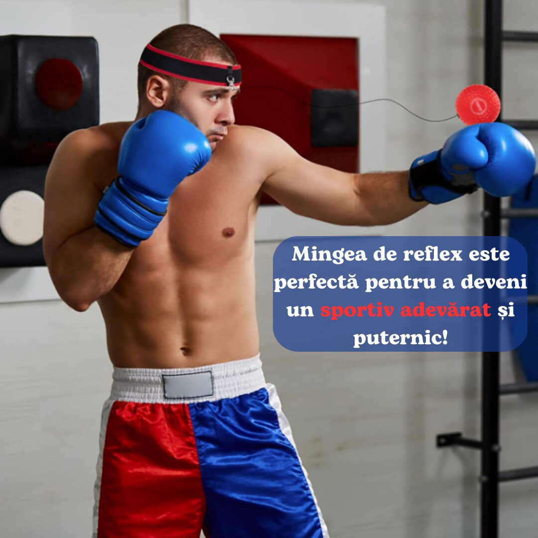 Minge reflex, pentru fitness, antrenament box si dezvoltarea reflexelor ...