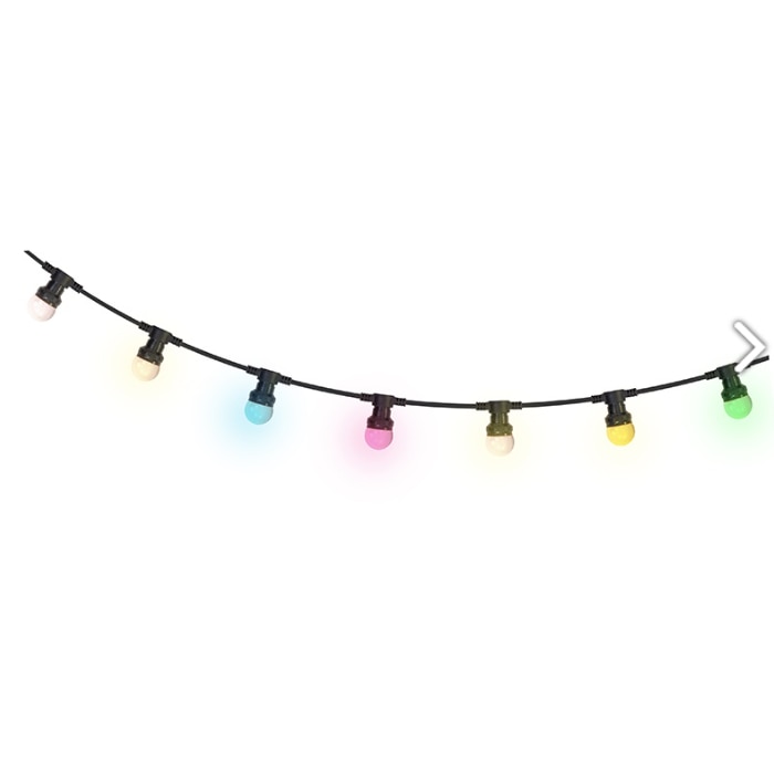 Sir Iluminat Festiv 10m Ip44 Cu 20 Becuri Leduri Colorate - eMAG.ro