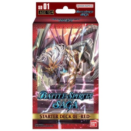 Battle Spirits Saga Expansion: ST01 Starter Deck Red, Bandai, 15 ...