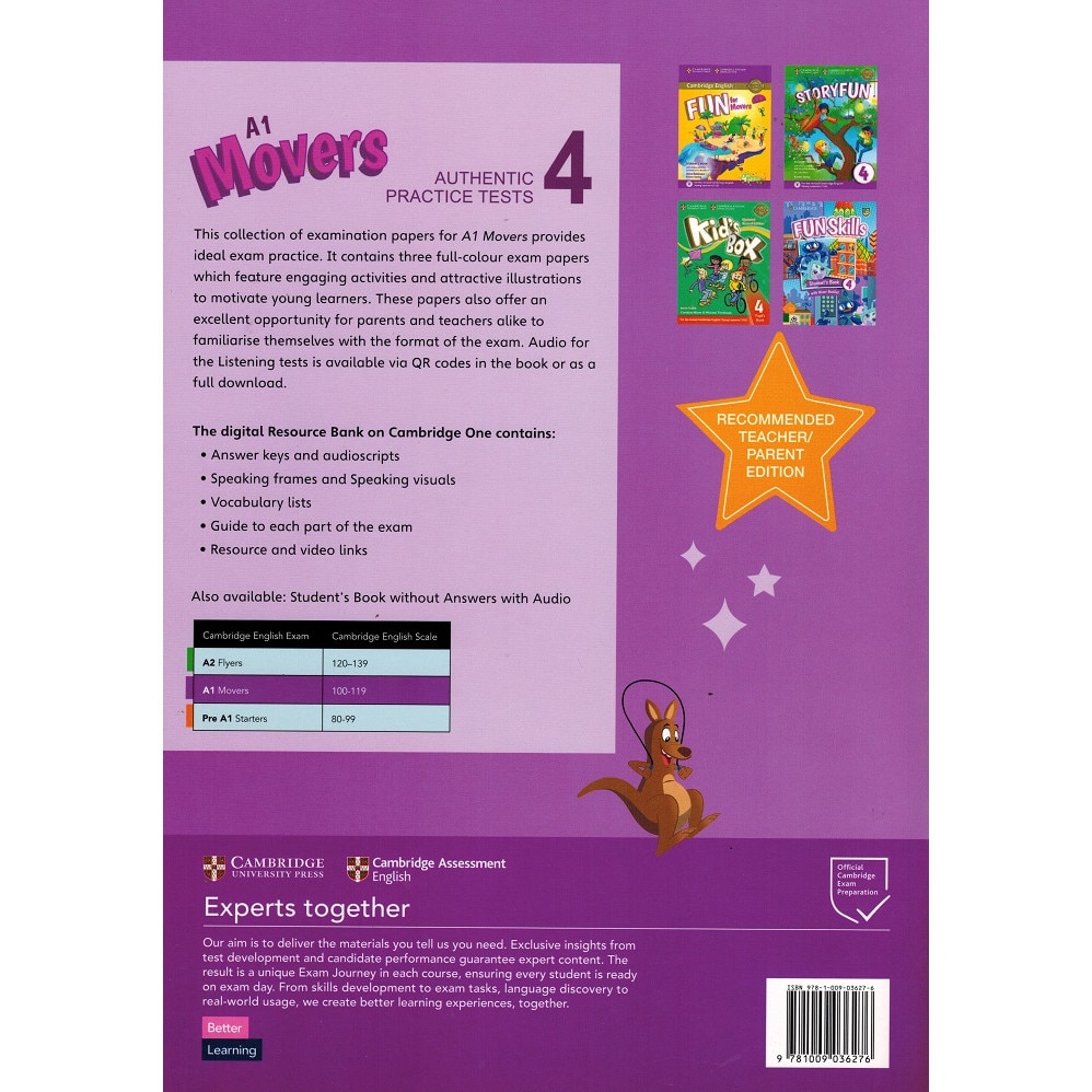 A1 Movers 4 Student's Book with Answers with Audio with Resource Bank - eMAG.ro
