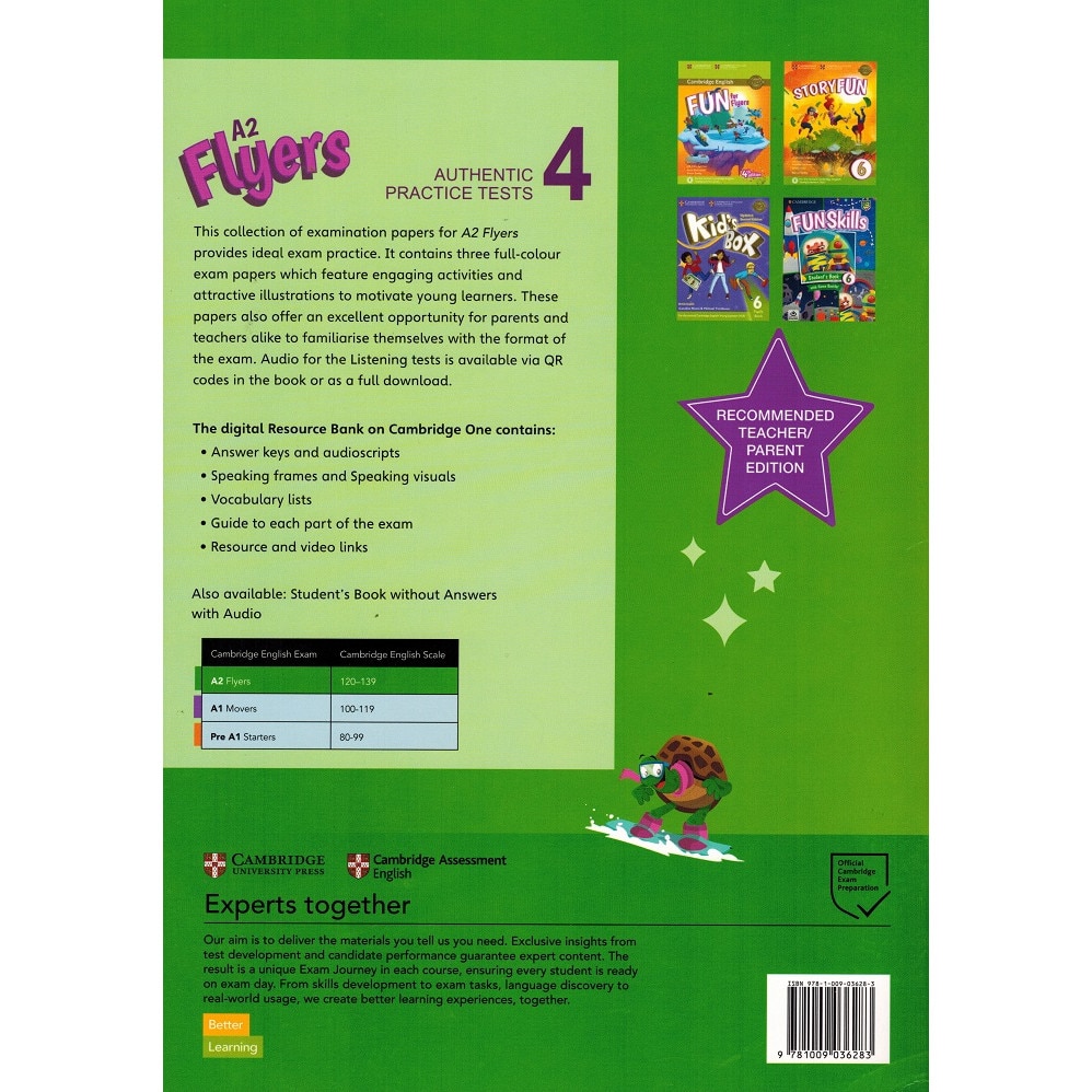 A2 Flyers 4 Student's Book with Answers with Audio with Resource Bank ...