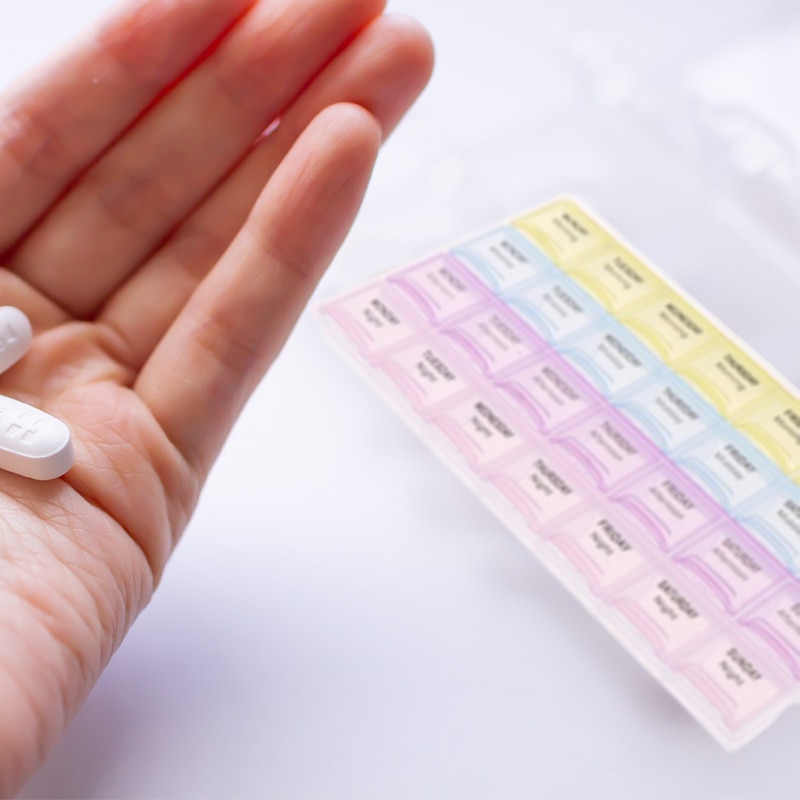 Cutie pastile, Organizator medicamente saptamanal, Recipiente ...