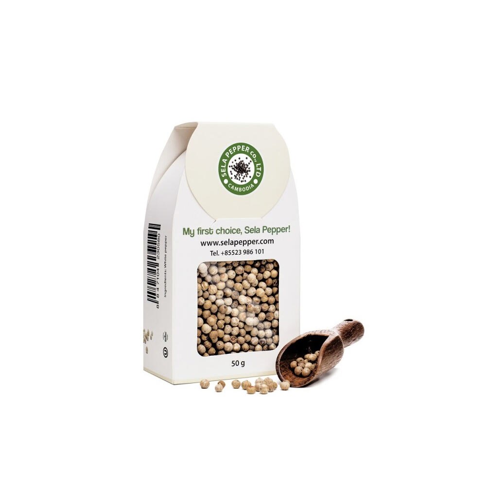 Премиум семена от камбоджански бял пипер, Sela Pepper Co., 50гр - eMAG.bg