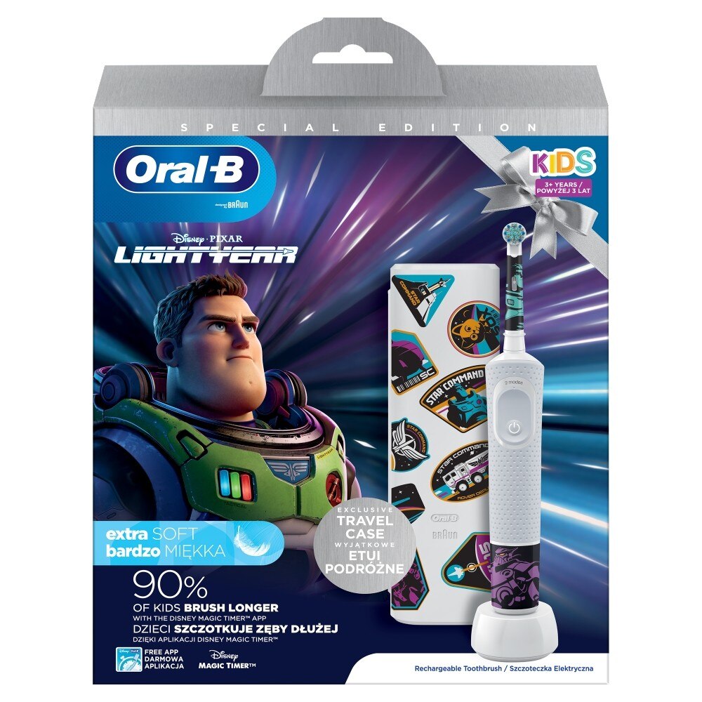 Oral-B Kids Lightyear Електрическа детска четка за зъби - eMAG.bg