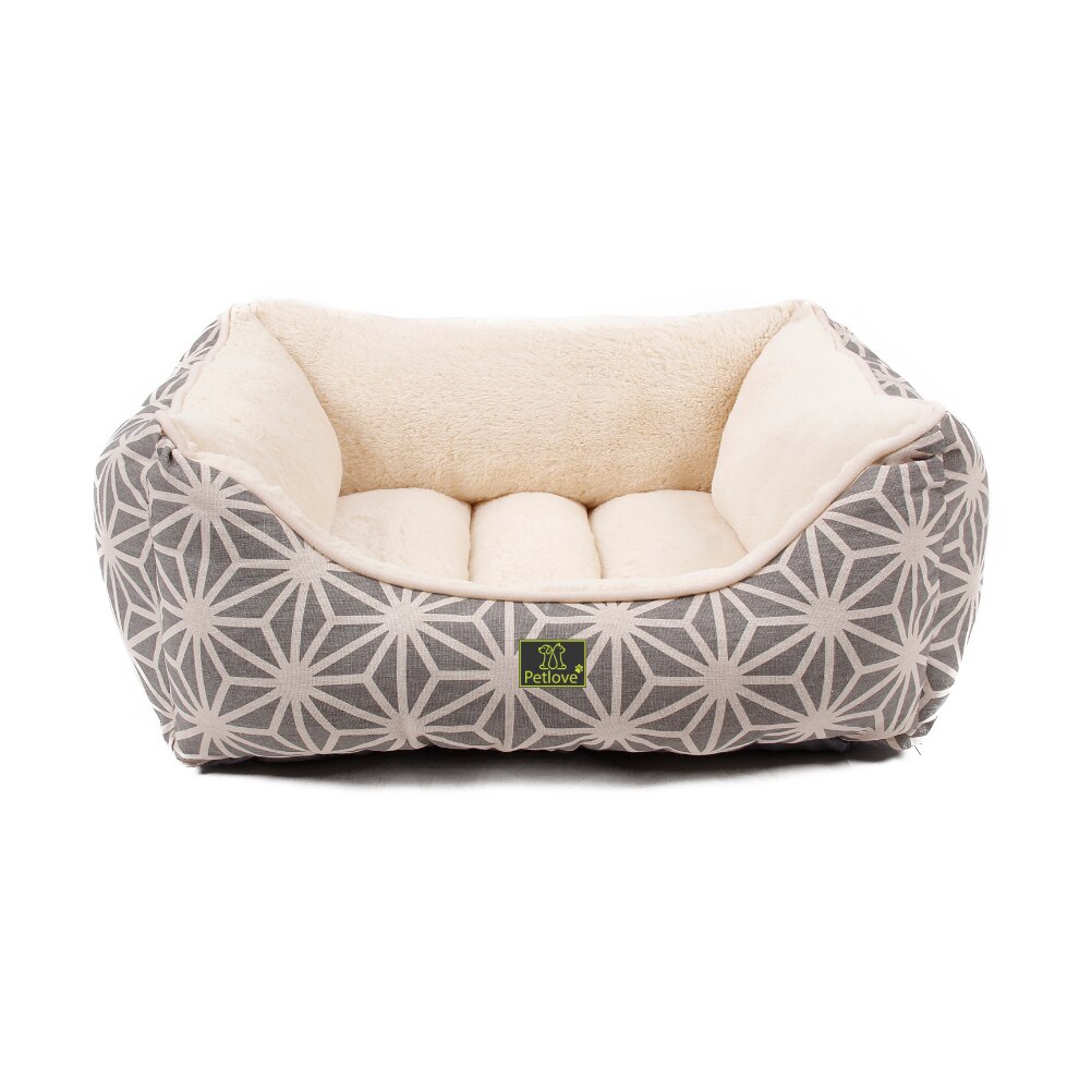 Patut pentru catei, Petlove, Bej, 48x41x16cm - eMAG.ro