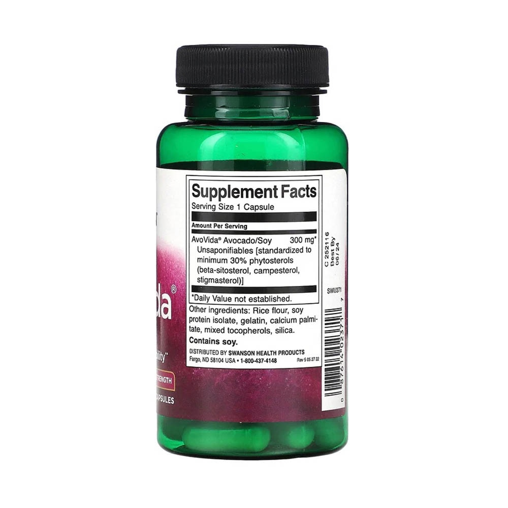 AvoVida Fitosteroli 300 mg 60 Capsule, Swanson - eMAG.ro