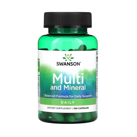 Multi and Mineral Complex, Swanson, 100 capsule SW256 - eMAG.ro
