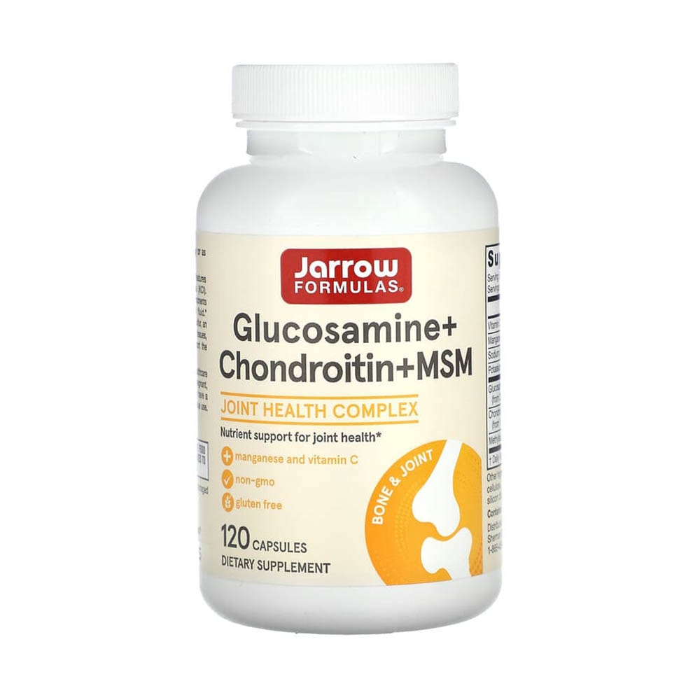 Glucosamine + Chondroitin + MSM, Jarrow Formulas, 120 capsule - eMAG.ro