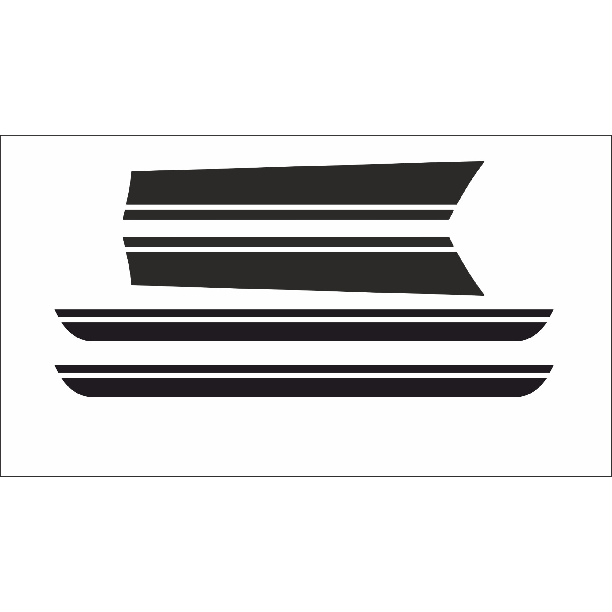 Set autocolante capota/laterale, CarStickers.pl, Pentru Mini COUNTRYMAN ...