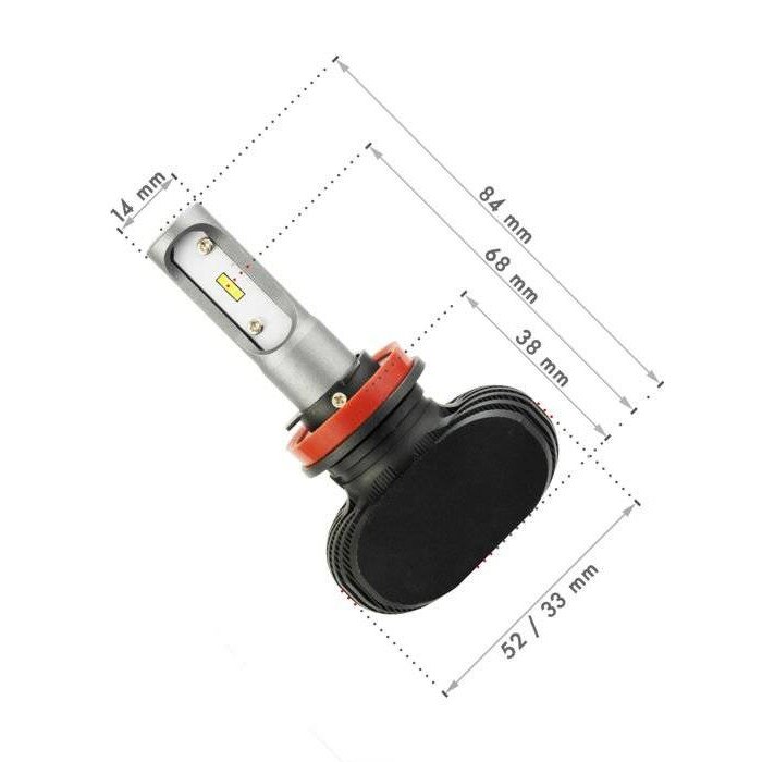 Set 2x becuri auto LED H9, Interlook, 50W, 8000 lm - eMAG.ro