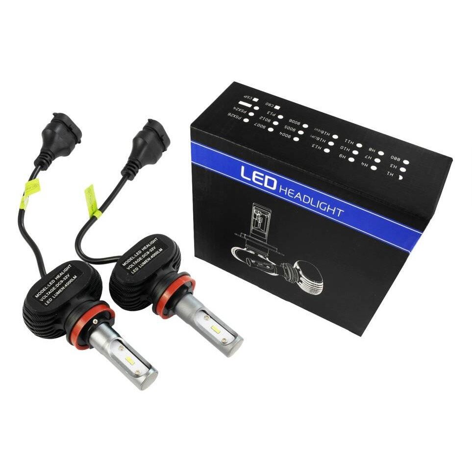 Set 2x becuri auto LED H9, Interlook, 50W, 8000 lm - eMAG.ro