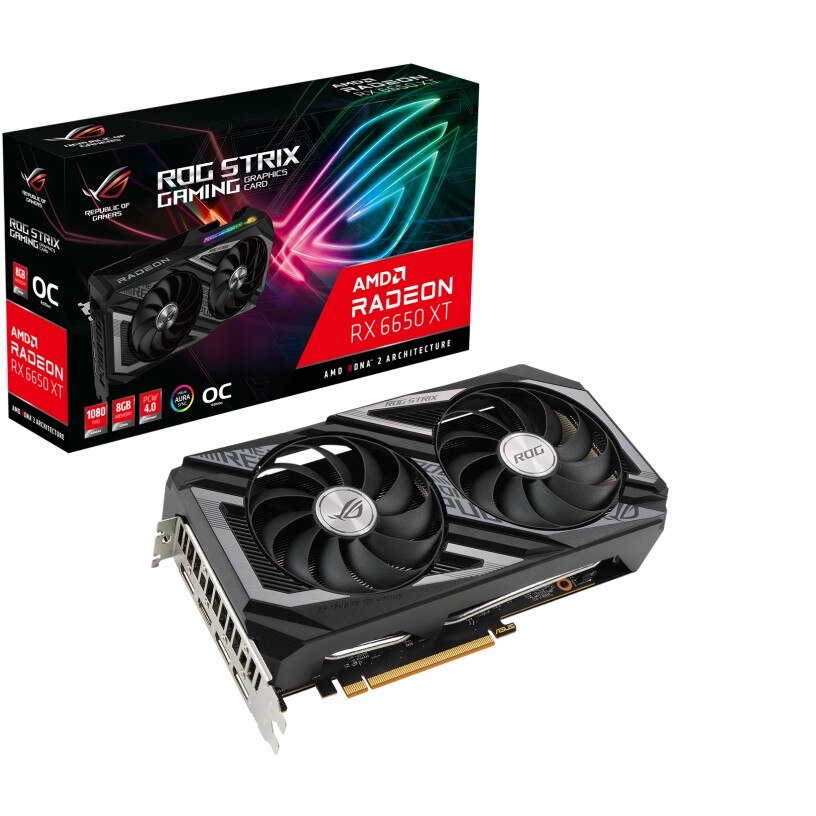 Placa video, ASUS, AMD Radeon RX 6650 XT, Negru - eMAG.ro