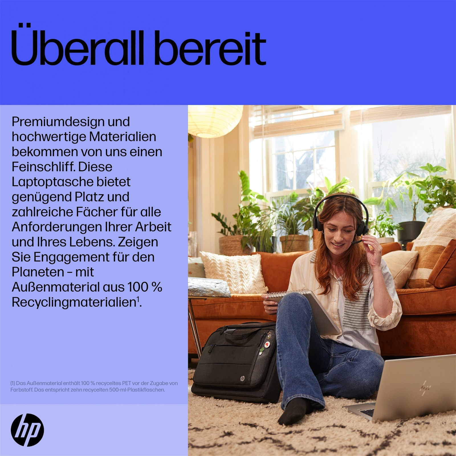 HP Renew Excecutive Notebooktasche Black bis 40,9cm 16.1" (6B8Y2AA ...