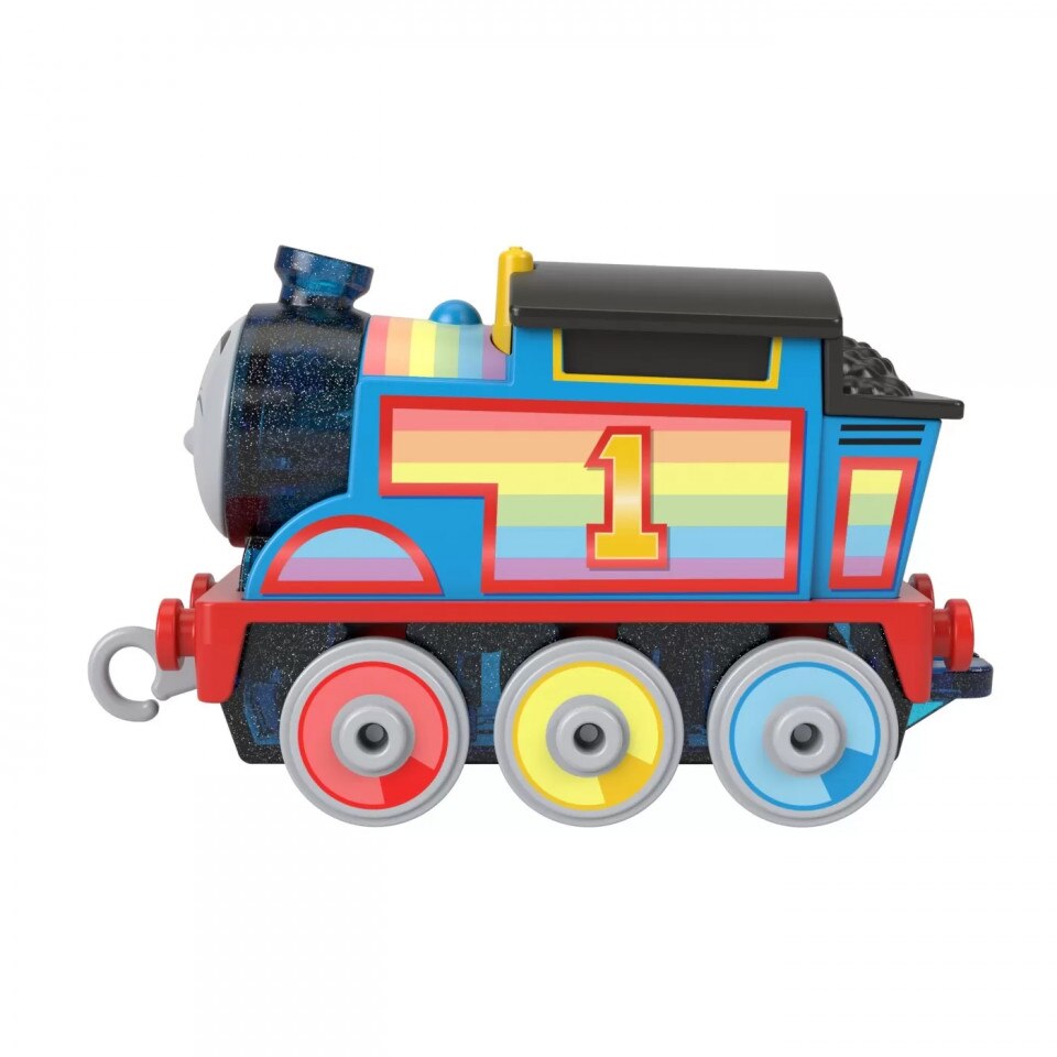 Метален локомотив Thomas Rainbow Thomas&Friends Push Along - eMAG.bg