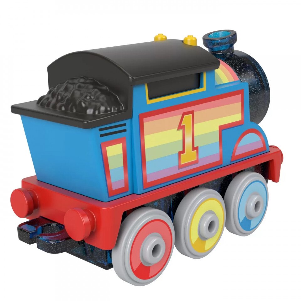 Метален локомотив Thomas Rainbow Thomas&Friends Push Along - eMAG.bg