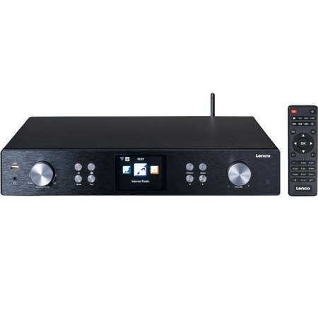 Sistem wifi/radio tuner, Lenco DIR-250BK DAB FM USB AUX WiFi - eMAG.ro