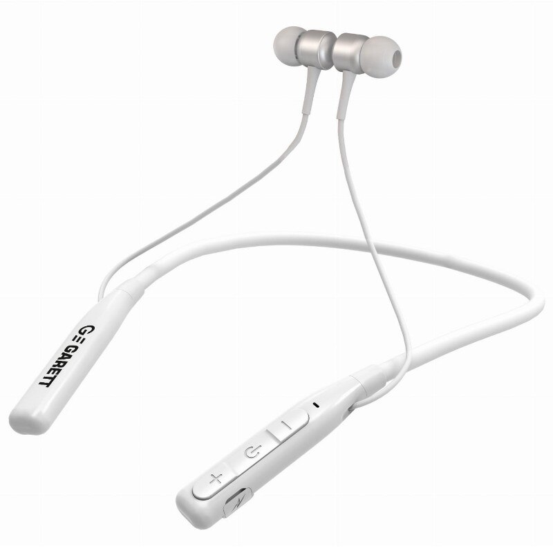Bluetooth слушалки, Garett, BT Sound Fit, бели - eMAG.bg