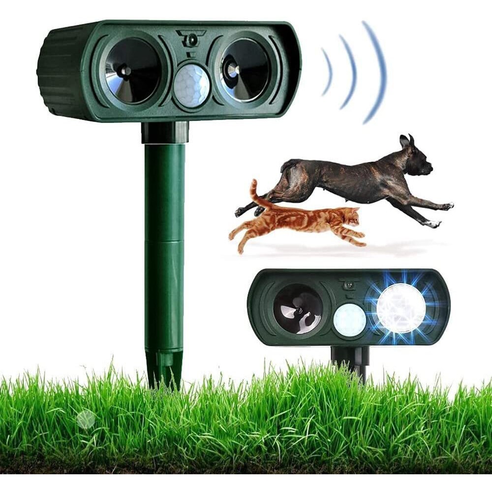 Dispozitiv ultrasunete alungare rozatoare/animale mici, Energie solara ...